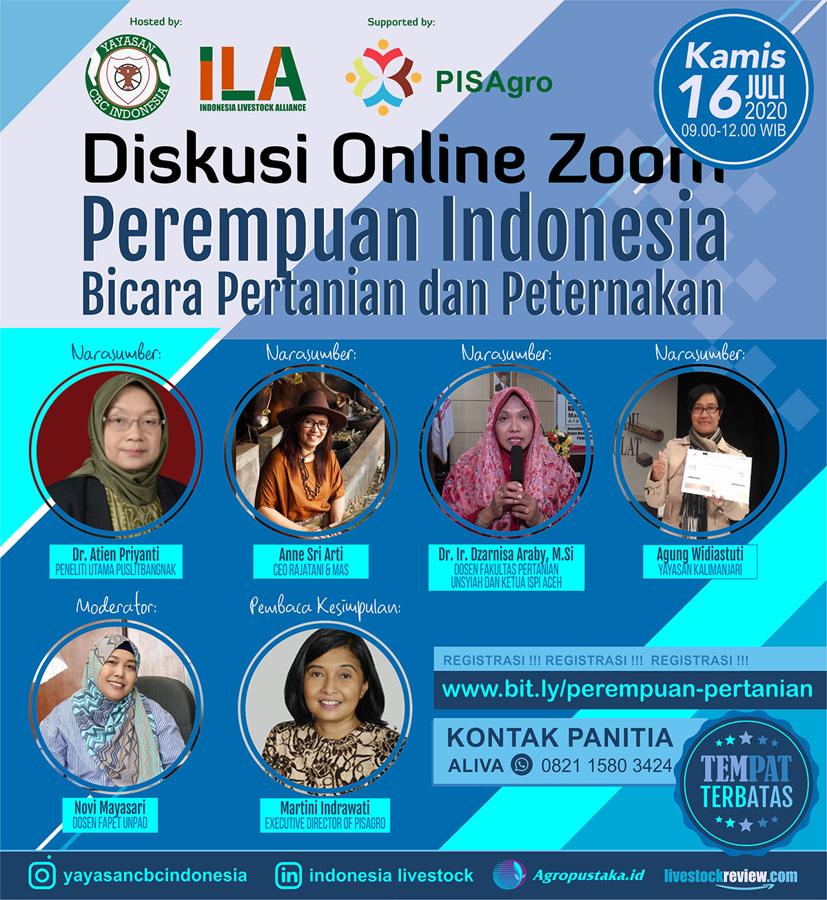 Unduh Poster Diskusi Online YCI-ILA #Edisi14: Perempuan Indonesia ...